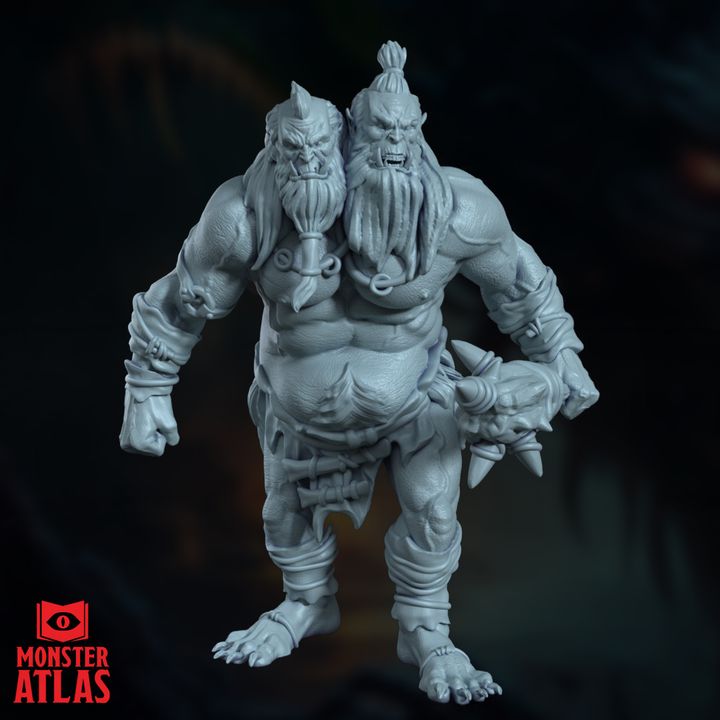 3D Printable Ettin by Monster Atlas